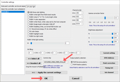 How to use LEDEdit-K Software with Online Controller
